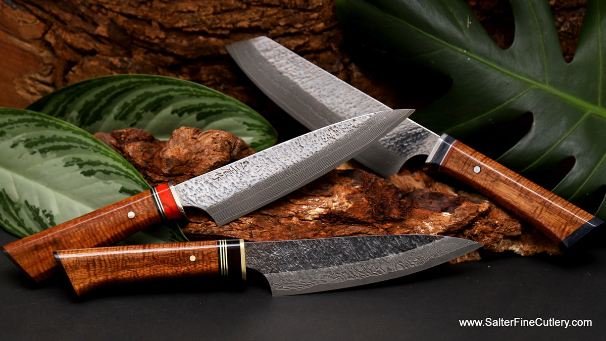 3-pc Raptor Chef set with variety handles | Salter Fine Cutlery