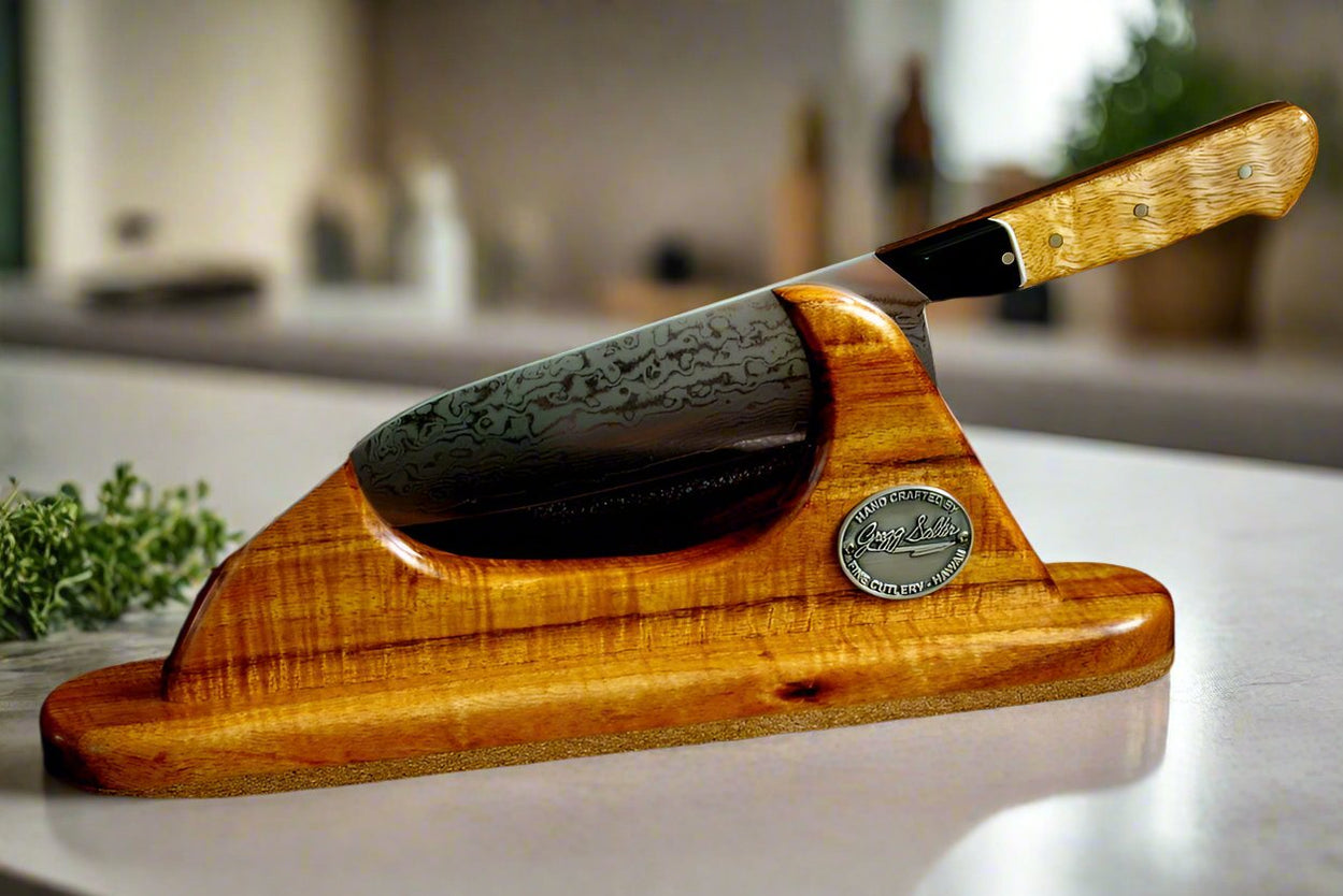 Custom Order Knife Storage Systems: Koa Stands and Knife Blocks ...